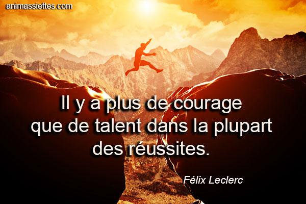 Il y a plus de courage… – Animassiettes