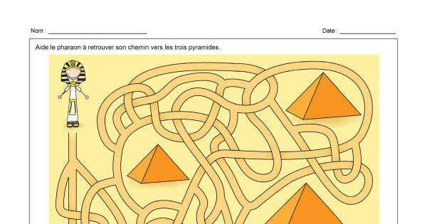 Labyrinthe Pyramides – Animassiettes